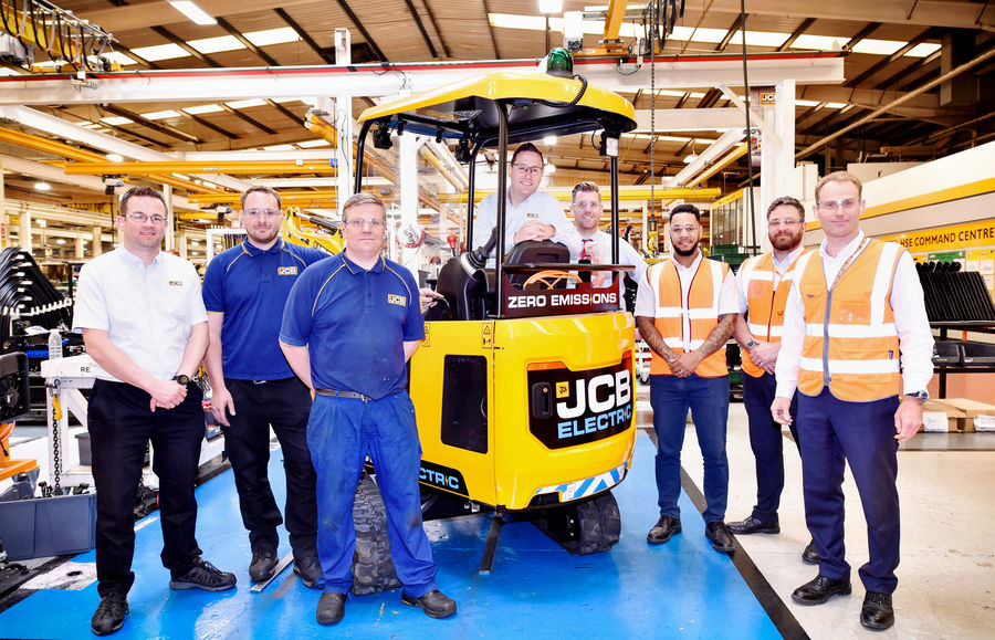 JCB develops its first electric mini excavator